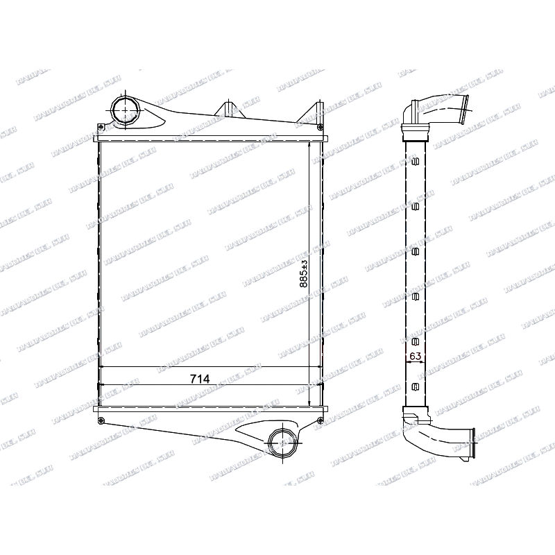 INTERCOOLER VOLVO FM 7/9/12 - Radiadores del sur